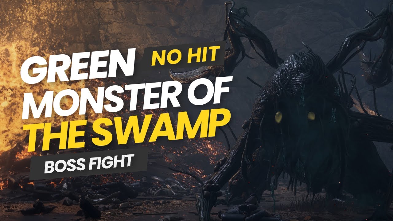 Lies of P : Green Monster of the Swamp | Boss Fight No Damage - YouTube