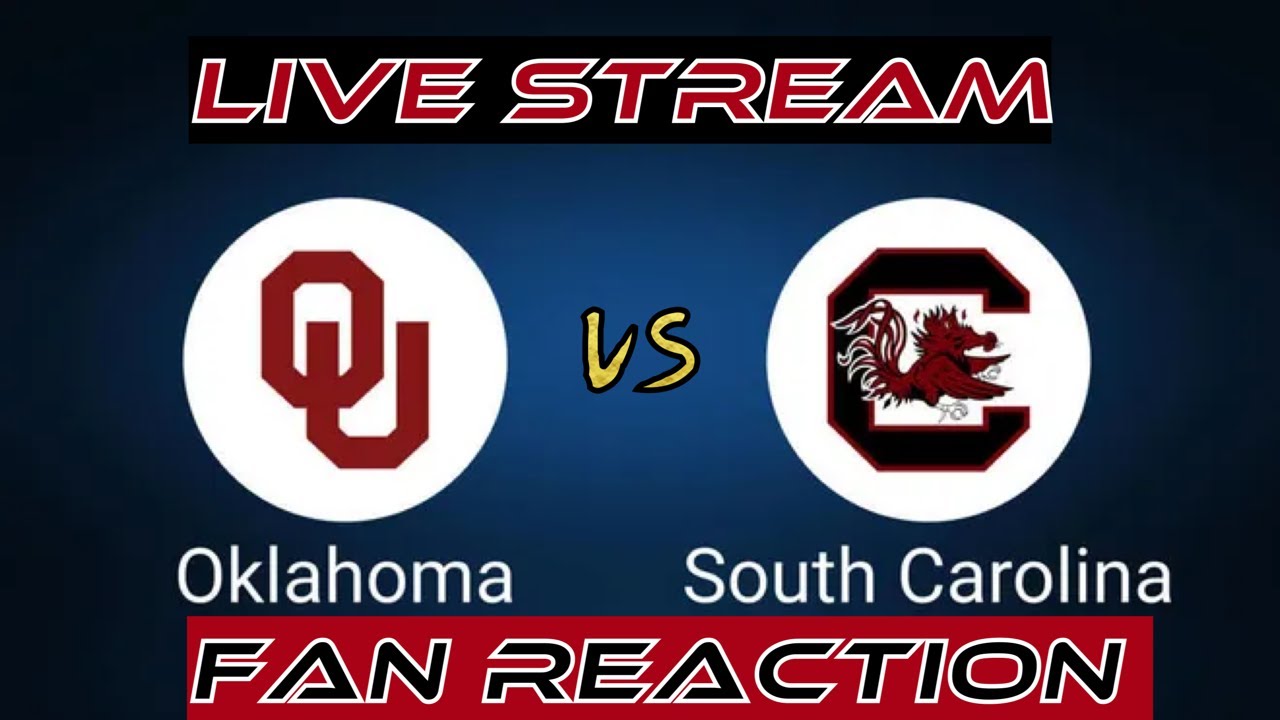 South Carolina vs Oklahoma Live Stream Fan Reaction - YouTube