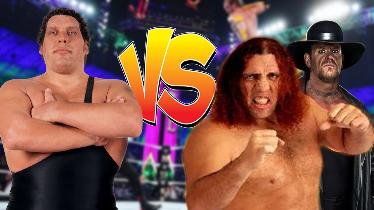André the Giant Vs Giant Silva and The Undertaker 🔥 Who Emerges ...