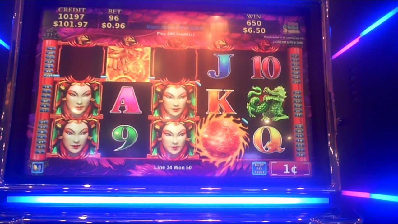 Opulent Phoenix Slot Machine Bonus(3) - YouTube