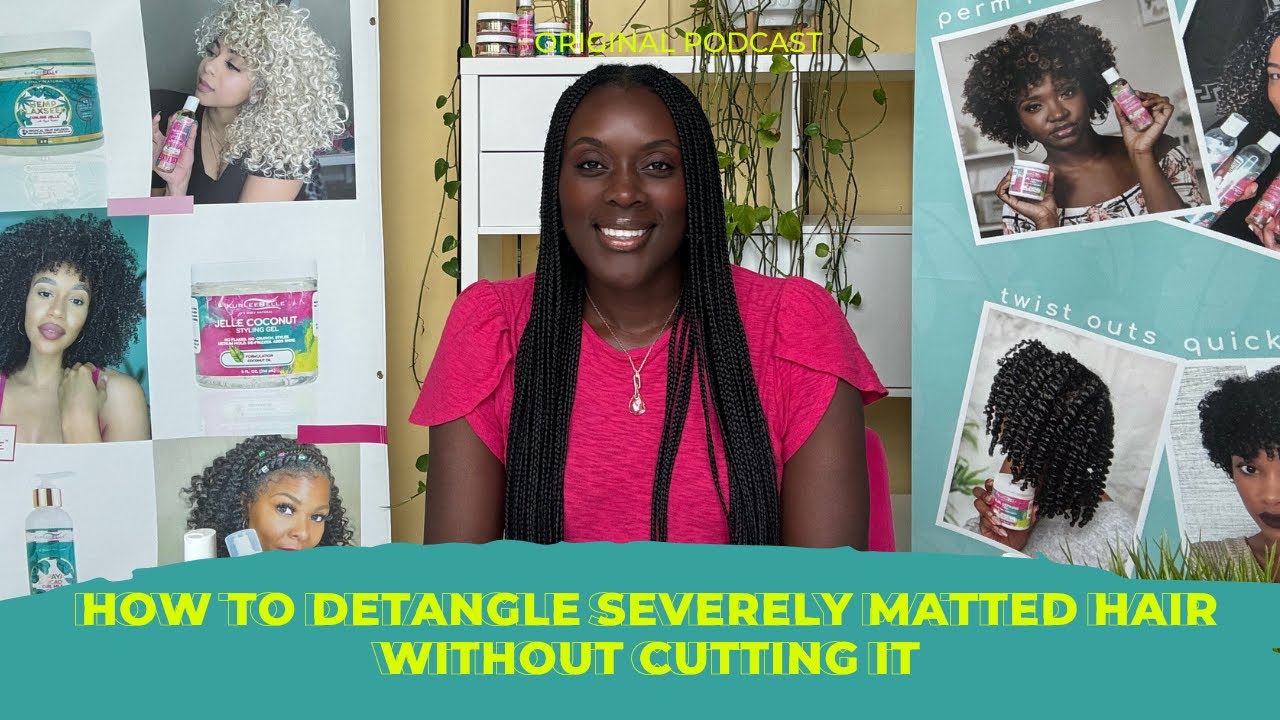 How to Detangle Severely Matted Hair Without Cutting It - YouTube