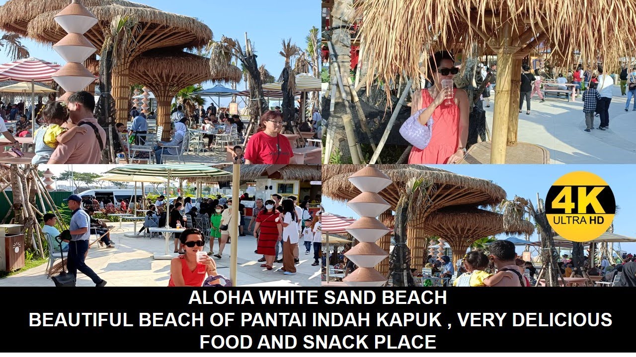 ALOHA WHITE SAND BEACH BEAUTIFUL BEACH OF PANTAI INDAH KAPUK JAKARTA ...