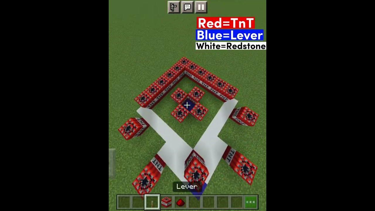 Minecraft Easy Tnt Heart Tutorial 👈👈👈😈😈😈🔥🔥🔥🔥🔥🔥😅😅😎😎 Youtube