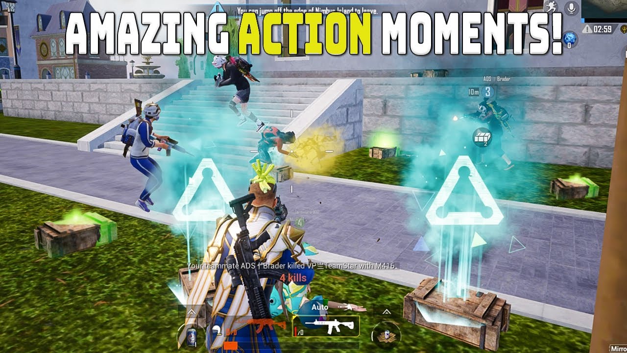 Best Action and Awesome Scenes in PUBG MOBILE! - YouTube