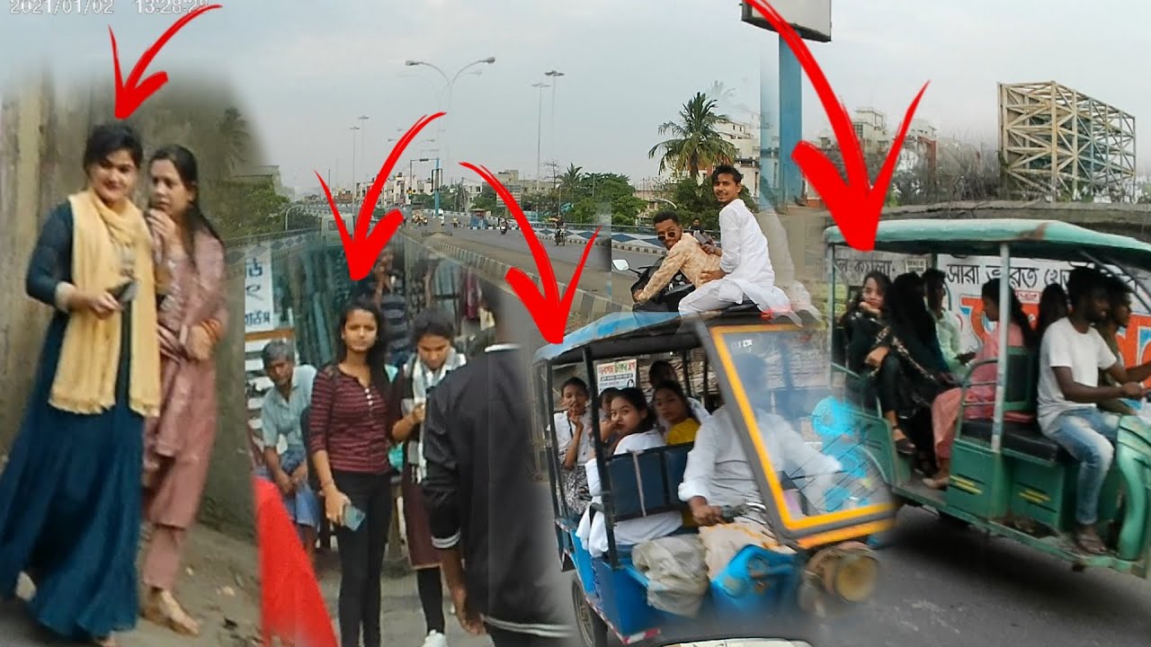 road reaction on bike girls reaction girls reaction on bikes - YouTube