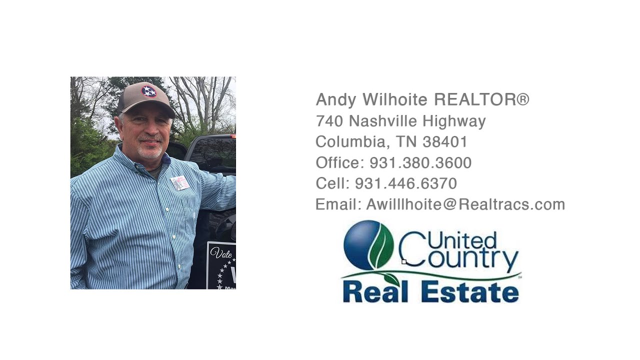 217 Bear Creek Pike Columbia TN 38401 — Andy Wilhoite - YouTube