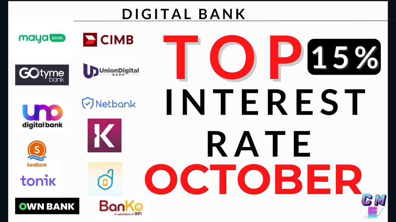 Digital Banks Top Interest Rate 15% I October 2024 - YouTube