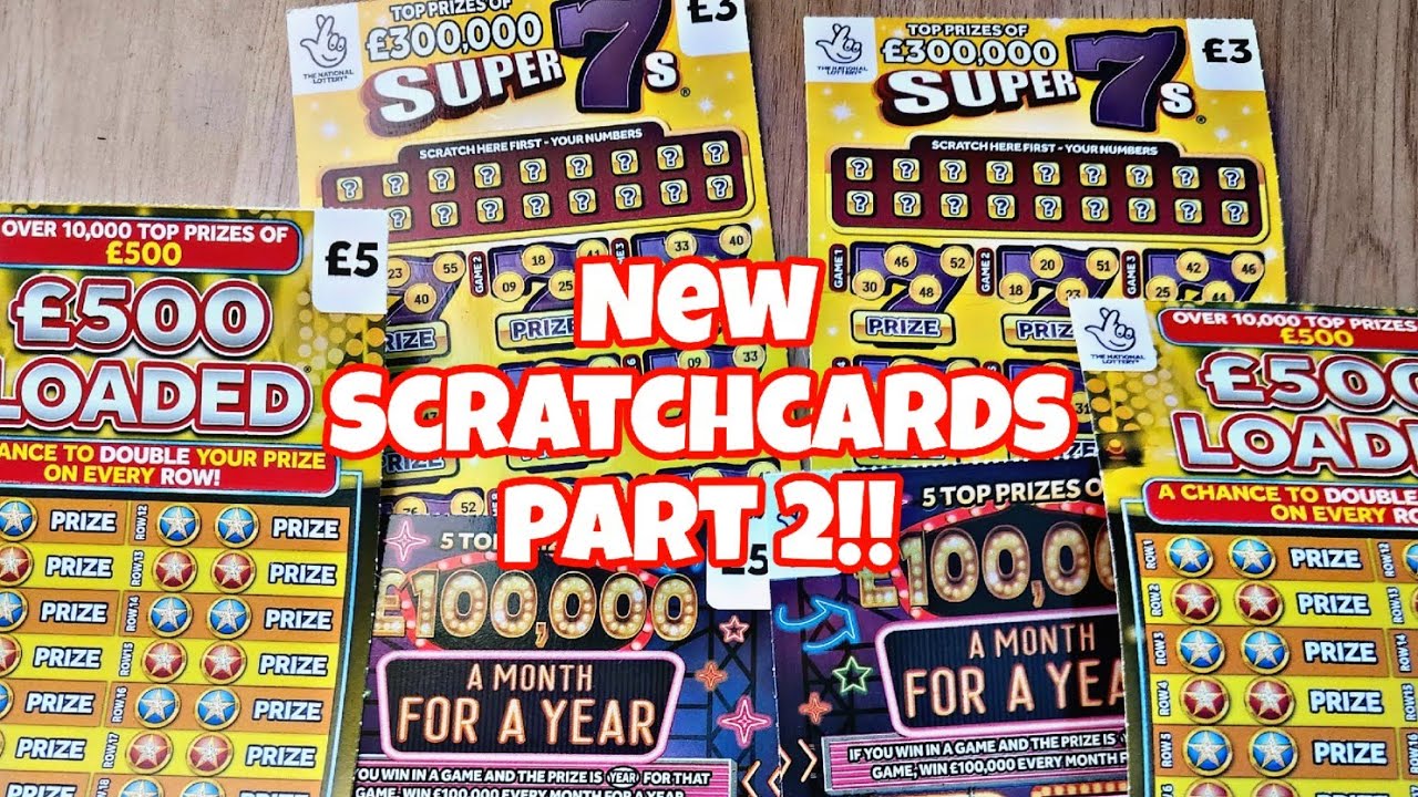 New scratchcards - YouTube