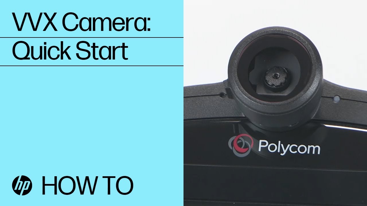 VVX Camera: Quick Start | HP Support - YouTube