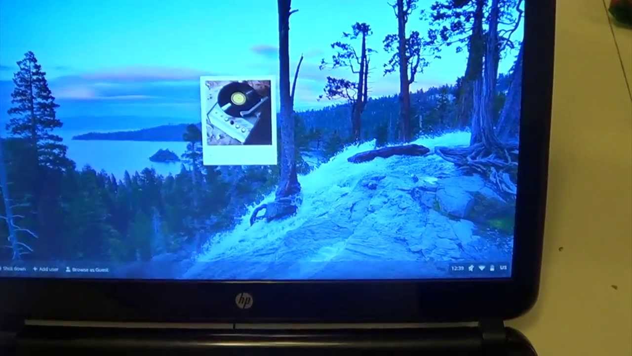 HP Pavilion 14" Chromebook Startup HP 14-C015DX - YouTube
