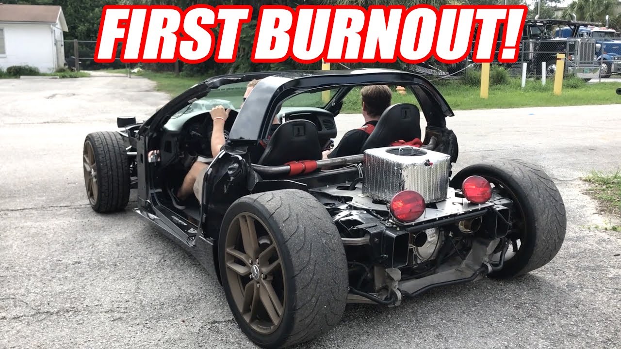 Supercharging Leroy Ep.6 - ROLL CAGE (and First Burnout w/blower) - YouTube