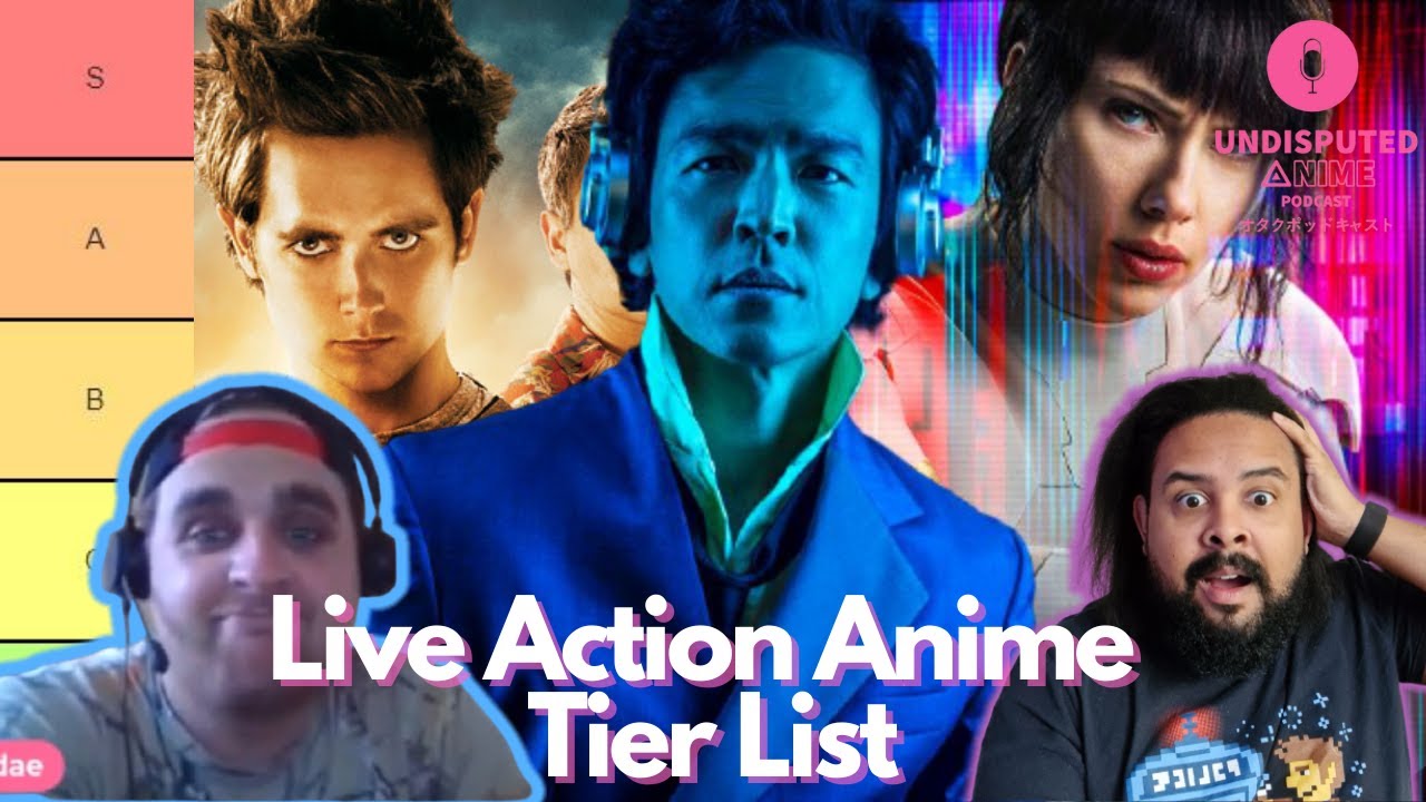 🔴 Live Action Anime - Tier List | Ranked Worst to Best [LIVE ...
