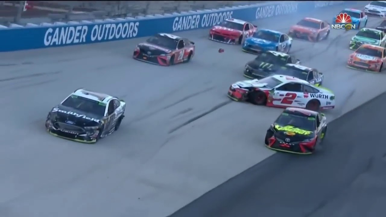All 2018 NASCAR Dover Fall Race Crashes - YouTube