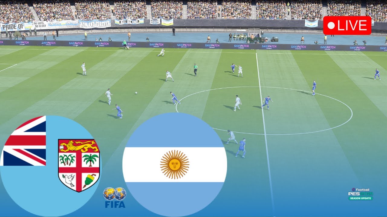 Fiji vs Argentina • FIFA U-17 World Cup 2025 • PES 21 Match Simulation ...
