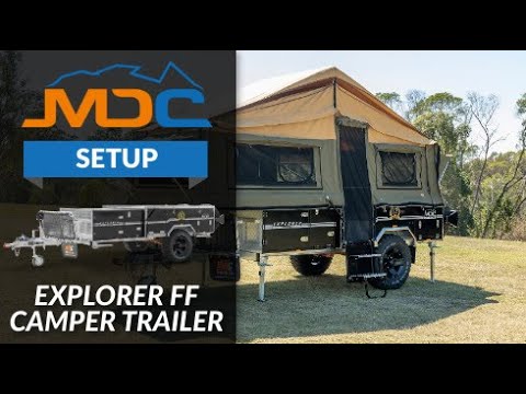 How to: Setup MDC EXPLORER FF Camper Trailer - YouTube