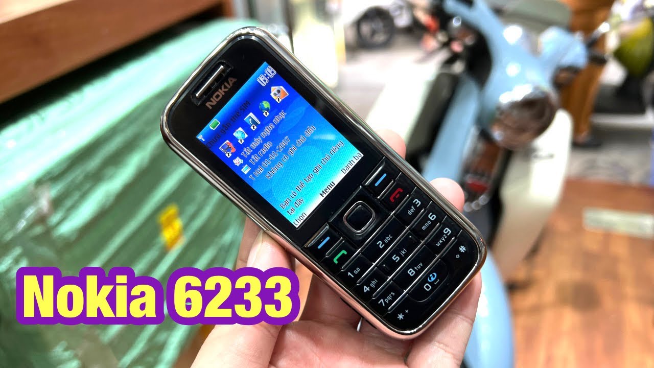 Chạy tiếng việt Nokia 6233 tại shop Trùm Máy Cổ VN . - YouTube