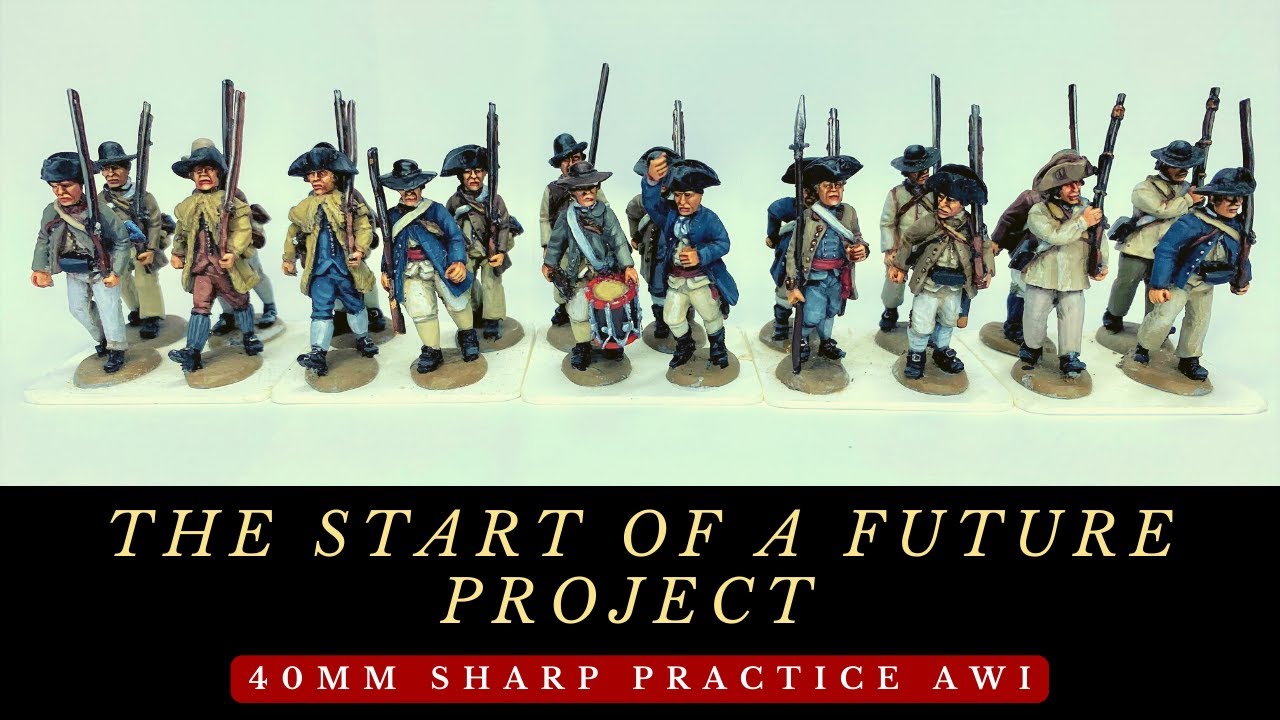 The Start Of A Future 40mm AWI Project For Sharp Practice - YouTube
