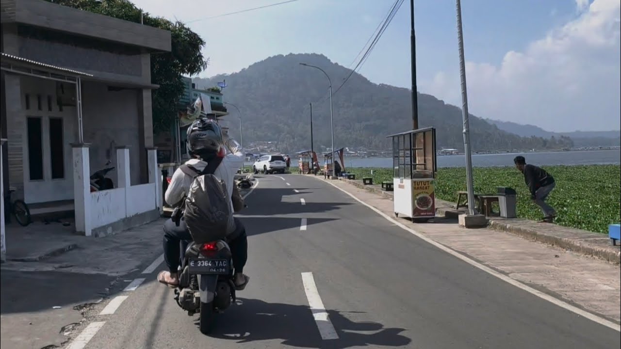 Travel Motorvlog in Jagara View Waduk Darma Lake - YouTube