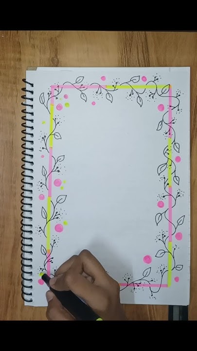 part 2 diy cover page | front page ideas| creative page decor ideas # ...