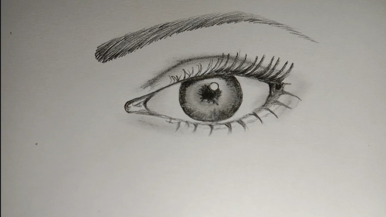 Realistic Eye Drawing Pencil