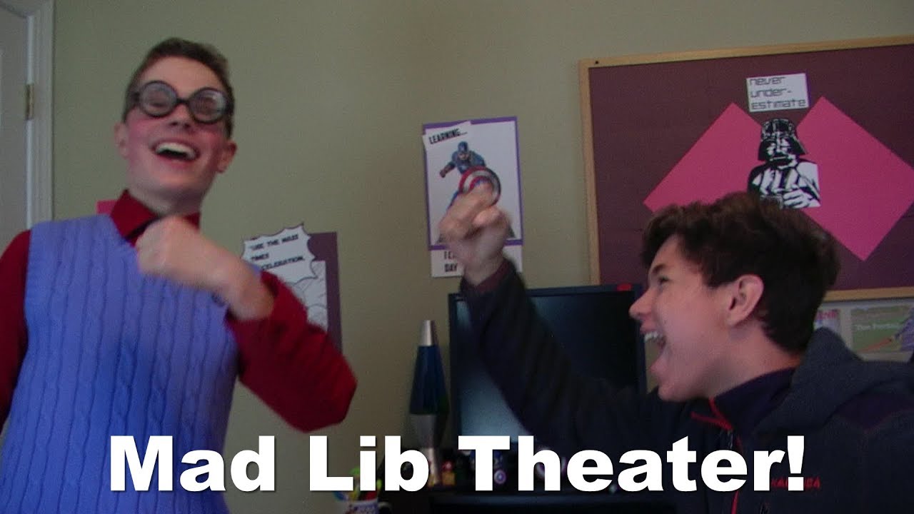 Mad Lib Theater (Jimmy Fallon Parody) w/ Gtubbz - YouTube