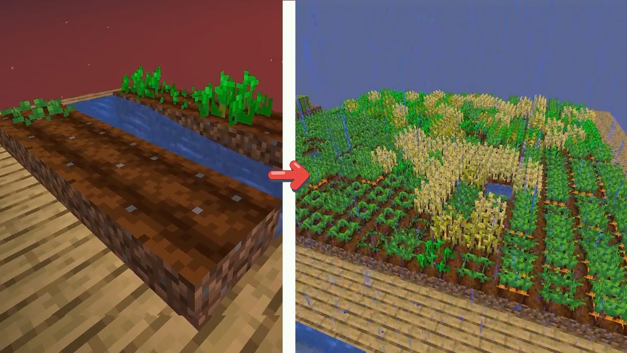 building a huge farm | Minecraft | one block - YouTube