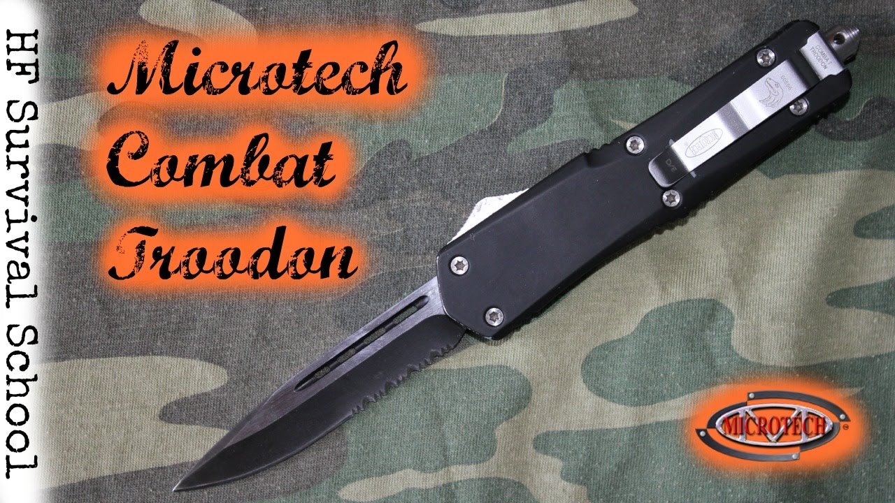 Microtech Combat Troodon Knife Review / Best EDC Knife ? - YouTube