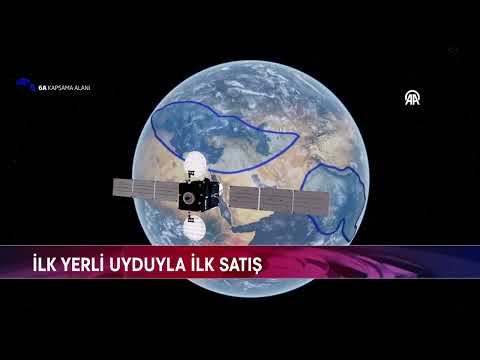 TÜRKSAT 6A'DAN TARİHİ İHRACAT