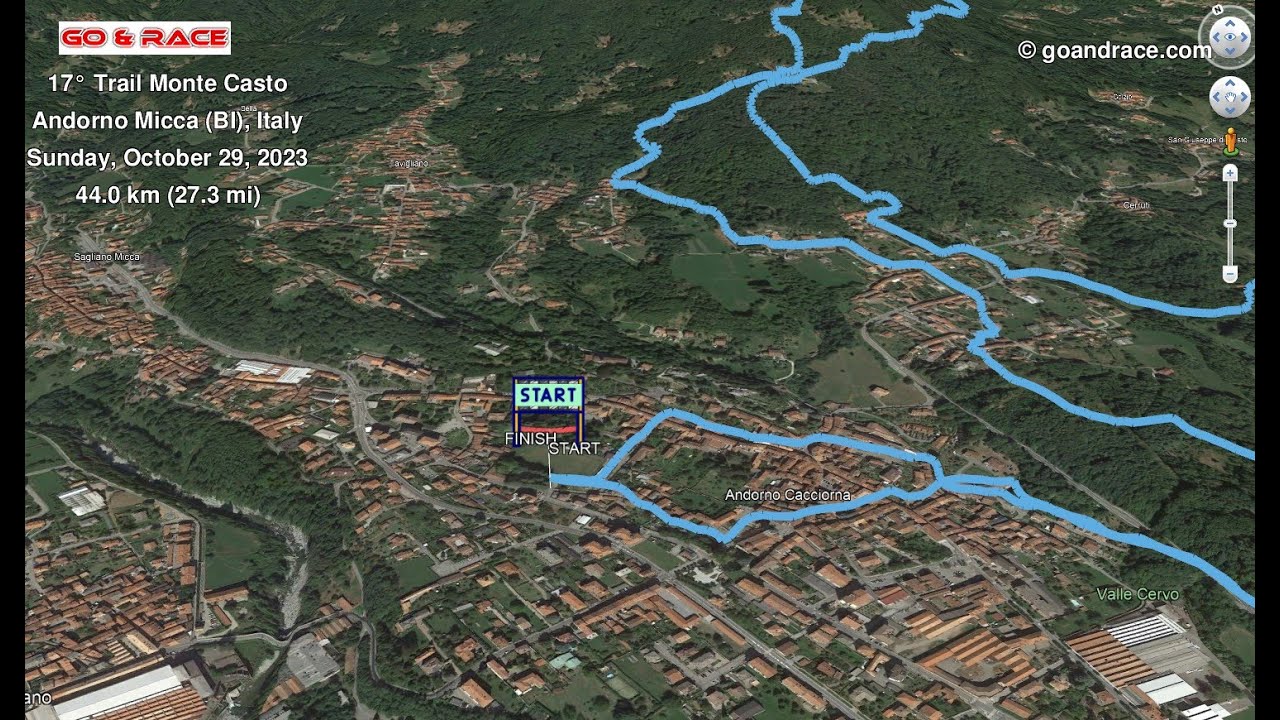 17° Trail Monte Casto: vola sul percorso 3D di 44 km! - YouTube