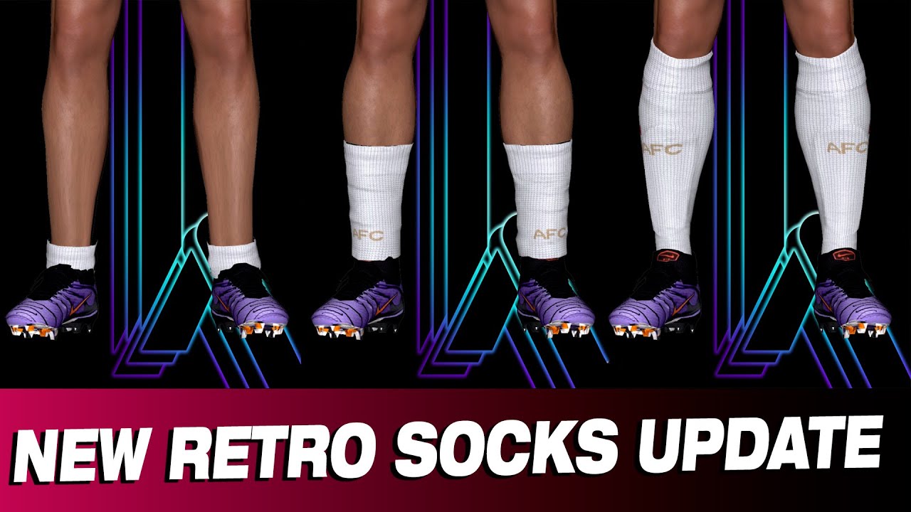 PES 2017 NEW RETRO SOCKS UPDATE 2024 - YouTube