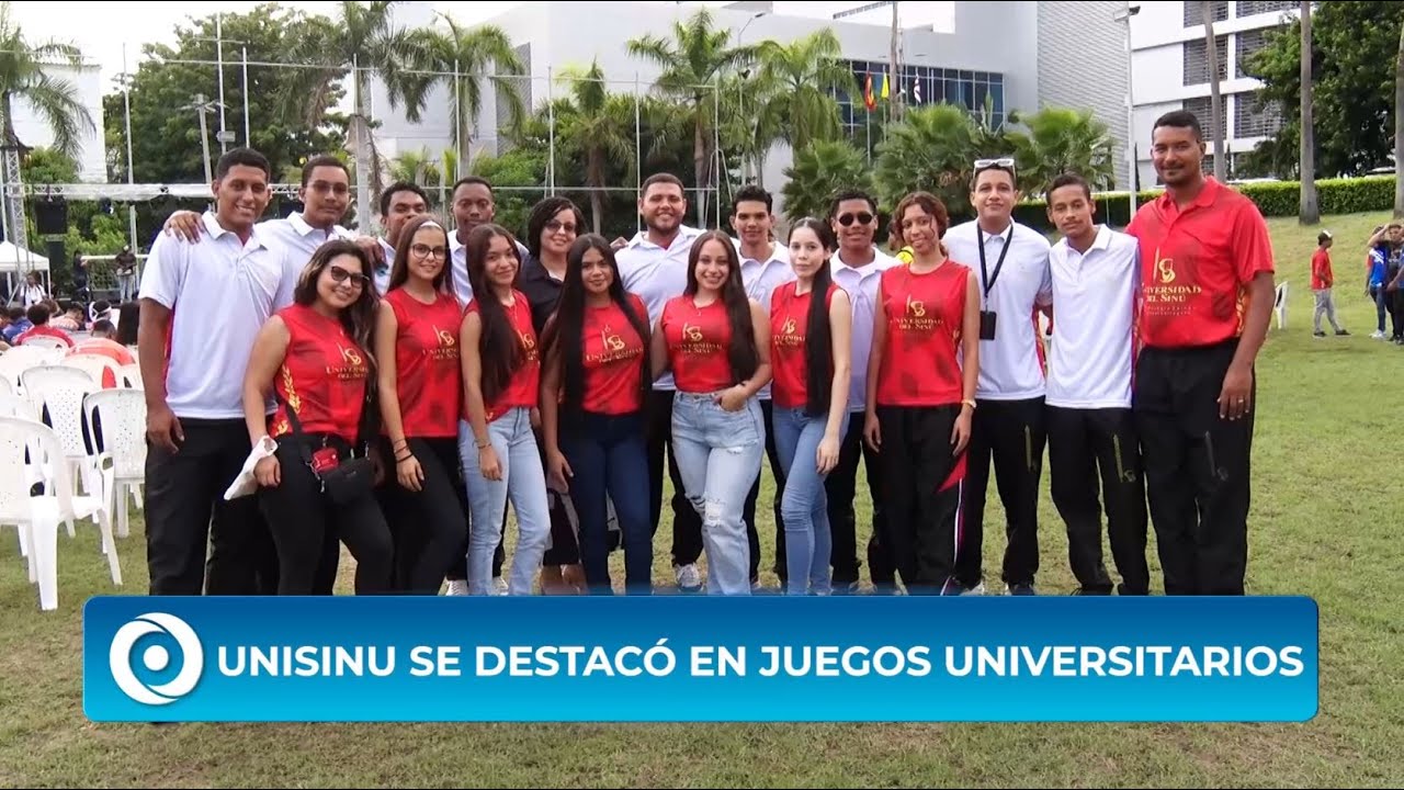 Unisinú se destacó en Juegos Deportivos Universitarios - YouTube