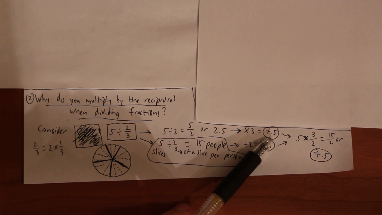 2 Why Do You Multiply By The Reciprocal When Dividing Fractions YouTube 2 Why Do You Multiply By The Reciprocal When Dividing Fractions YouTube