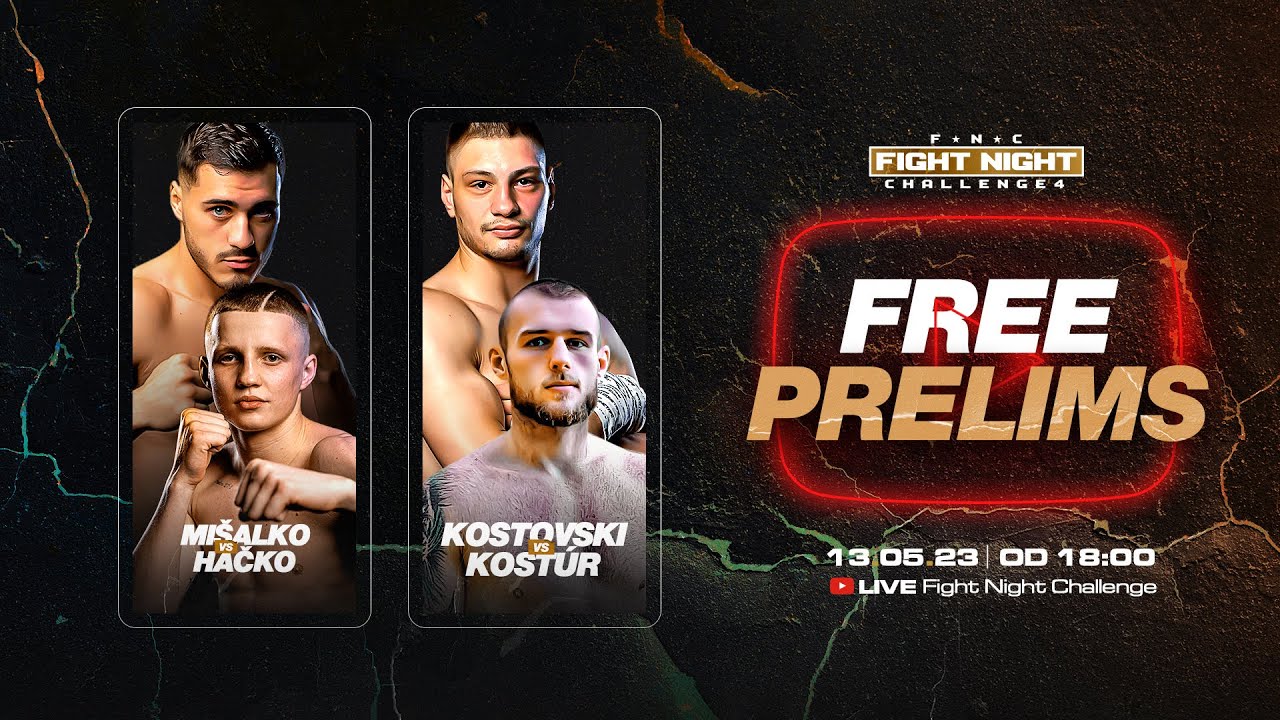 🔴 [NAŽIVO] FIGHT NIGHT CHALLENGE 4 🔴 FREE PRELIMS - YouTube