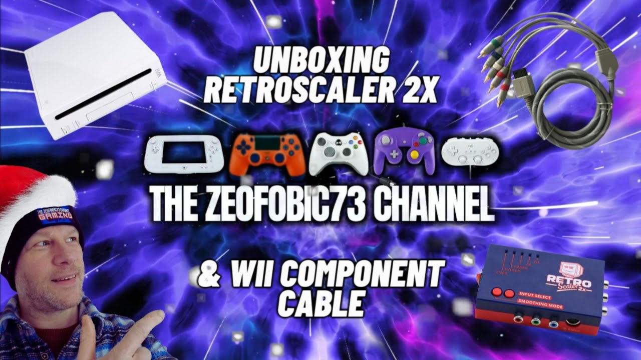 Retroscaler 2x & Wii Component Cable Unboxing & Test #tutorial - YouTube