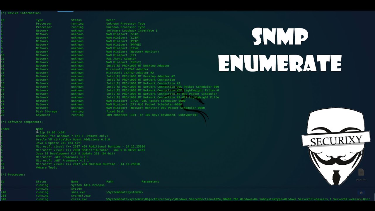 Эксплуатация уязвимости SNMP (port 161/UDP) - YouTube