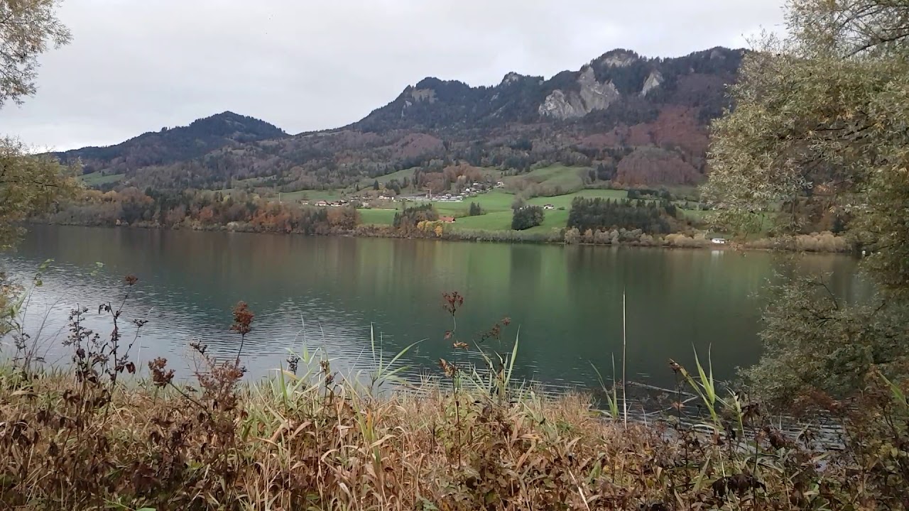 Lac de la Gruyère à Morlon (03.11.2019) - YouTube