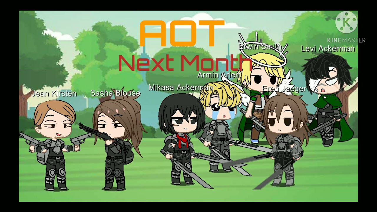 AOT Gacha Reaction Next month¯\_😌_/¯ - YouTube