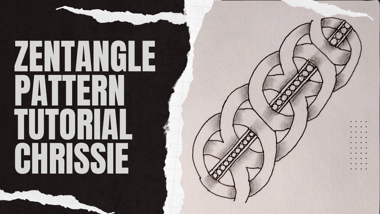 Tangle pattern Chrissie by Martina Ramhapp CZT - YouTube