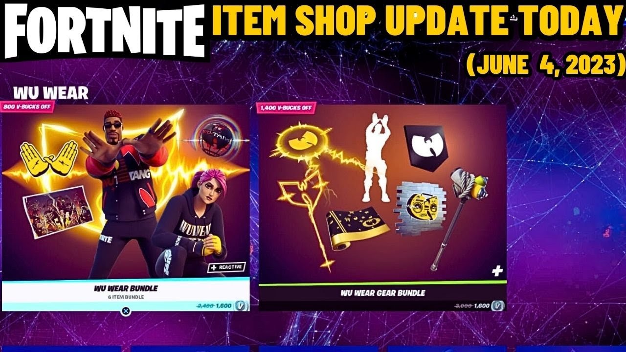 Fortnite ITEM SHOP Update TODAY - YouTube