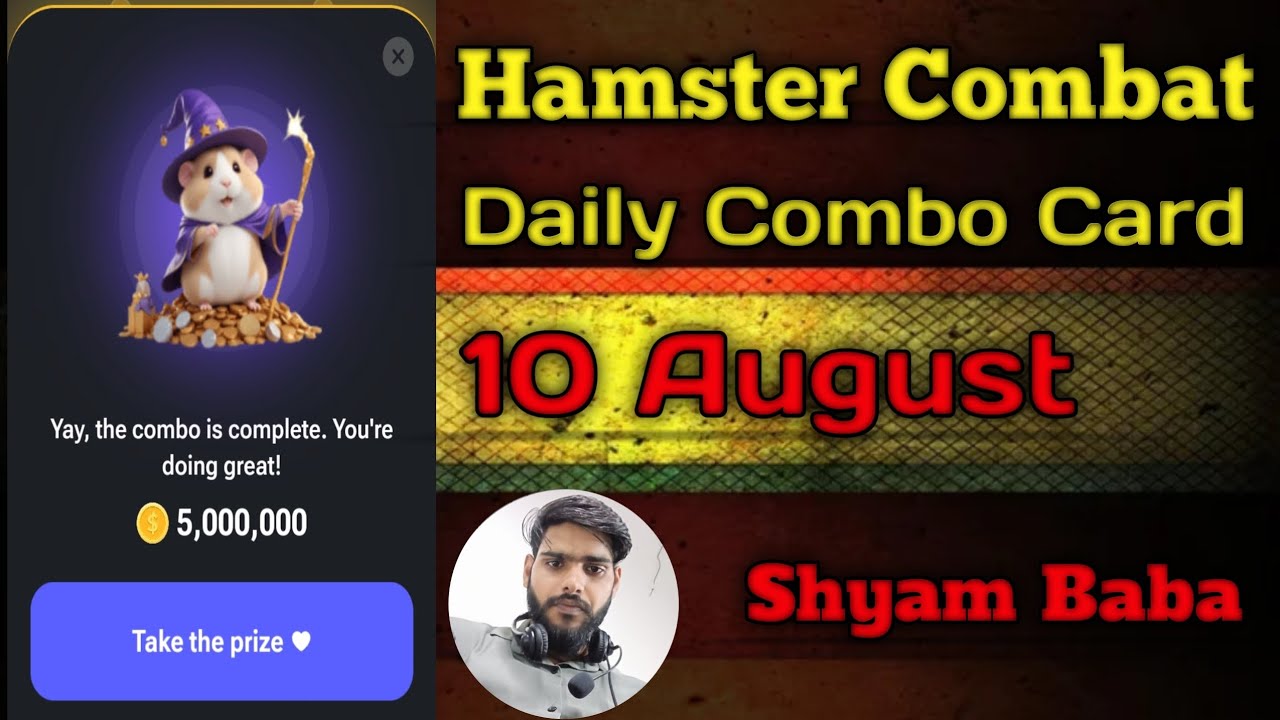 Hamster Combat Daily Combo Card 11 August || Daily Combo Card 10 August ...