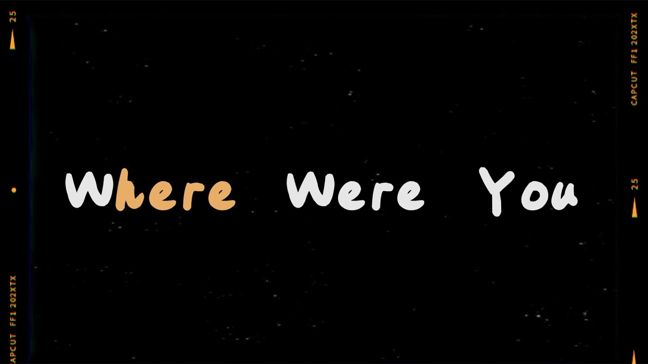 Where Were You | Tim Logan - YouTube