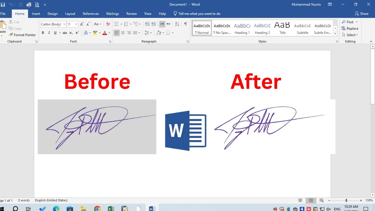 Make your signatures professional | Copy signatures into PC - YouTube