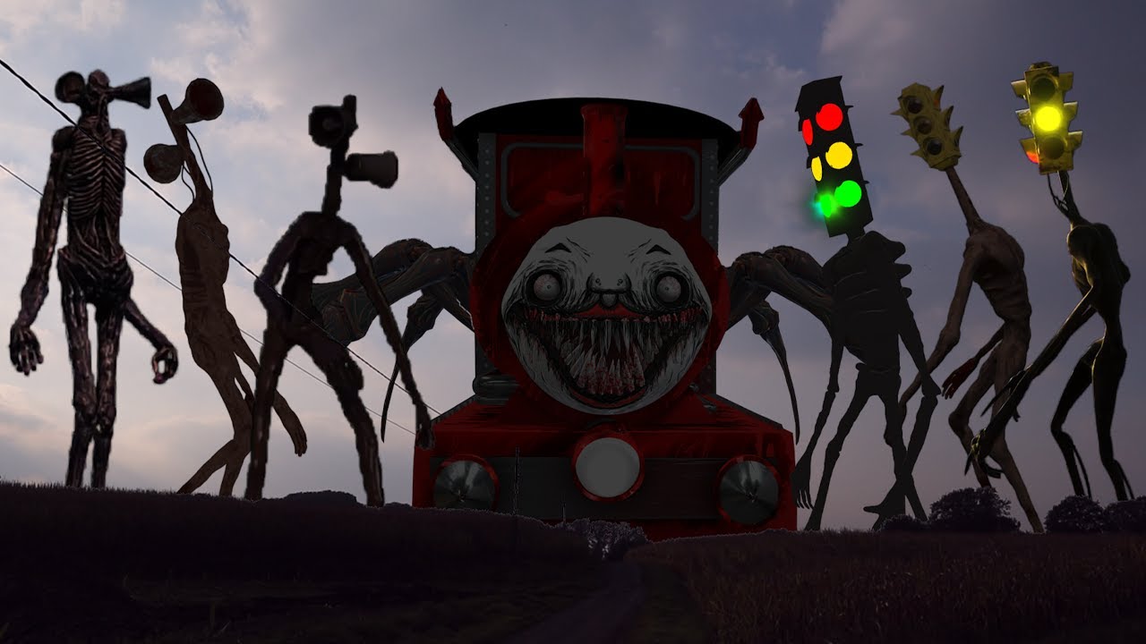 TEAM Siren Head VS TEAM Traffic Light Head VS Choo-Choo Charles - YouTube