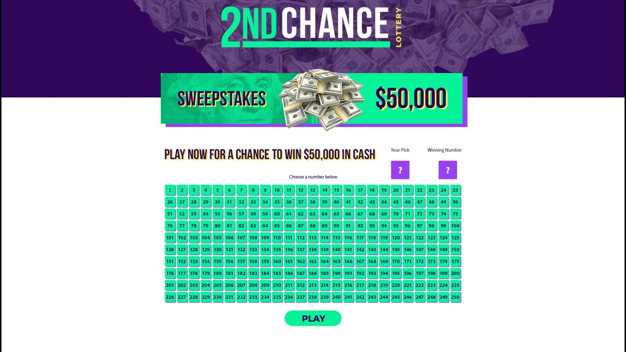 MONTHLY WINNER - 2nd Chance Lottery - August 2023 - YouTube