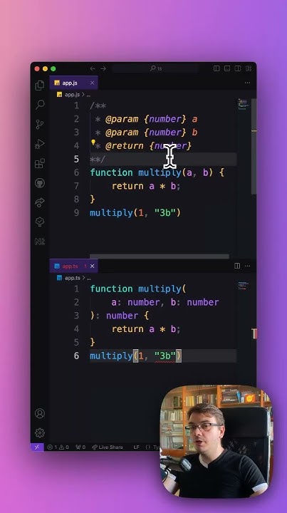 JSDoc против TypeScript - YouTube