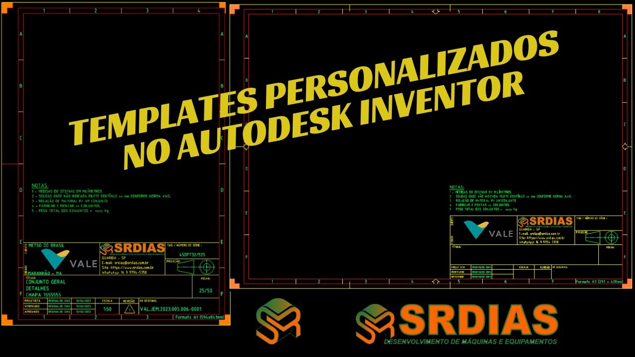 Criação de Template e Legendas personalizada no Autodesk Inventor - com ...