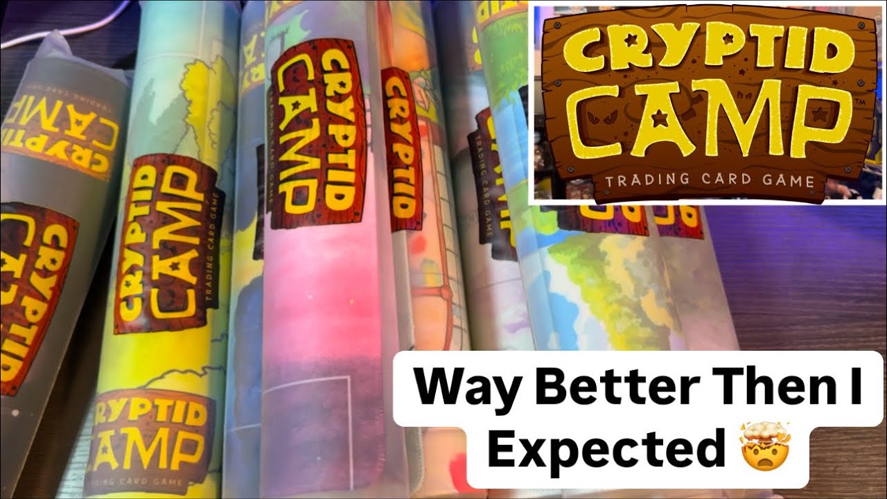 All Cryptid Camp Kickstarter Play Mats Review! - YouTube