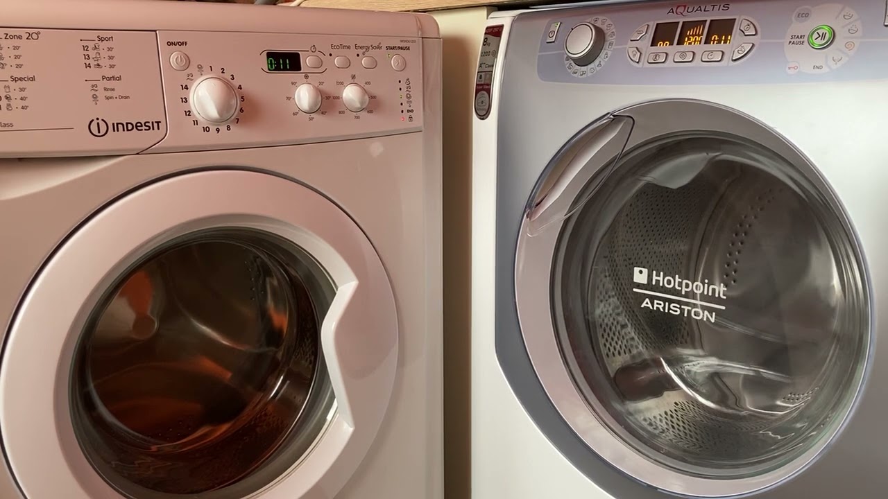 Spin race - Indesit VS Hotpoint - YouTube