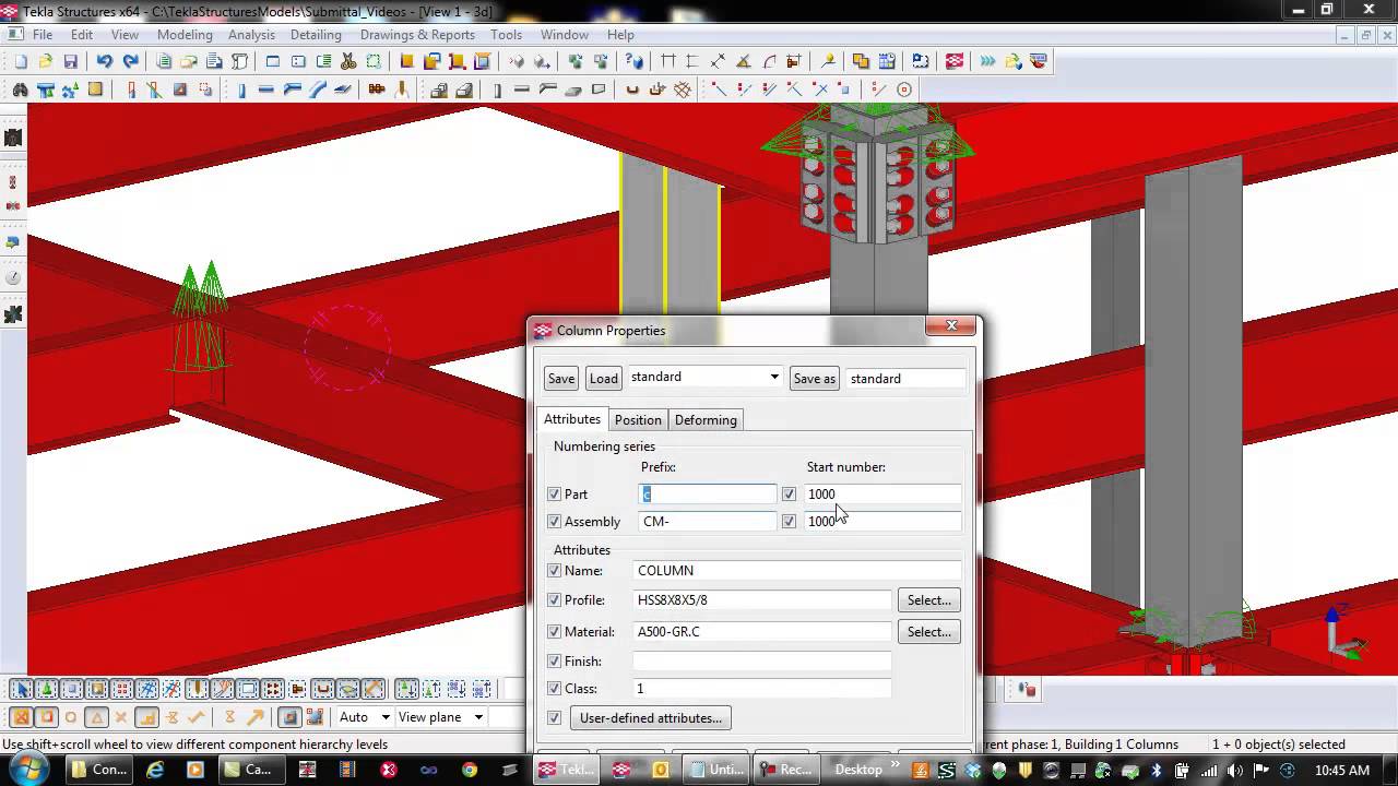 ConX Submittals 02: Auto Connection before ABM - YouTube