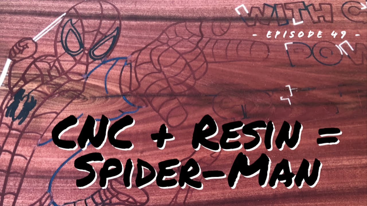 Carving Spider Man With A CNC Machine - YouTube